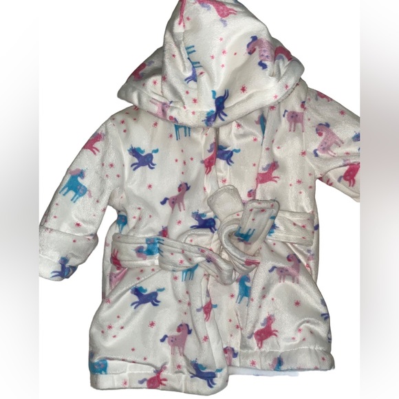 Pajamas | Infant Girls Unicorn Plush Robe Super Cute Comfy | Poshmark